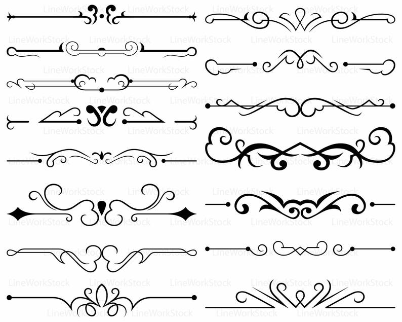 Swirl Svg/scroll Clipart/swirl Svg/swirl Silhouette/scroll Cricut/swirl ...