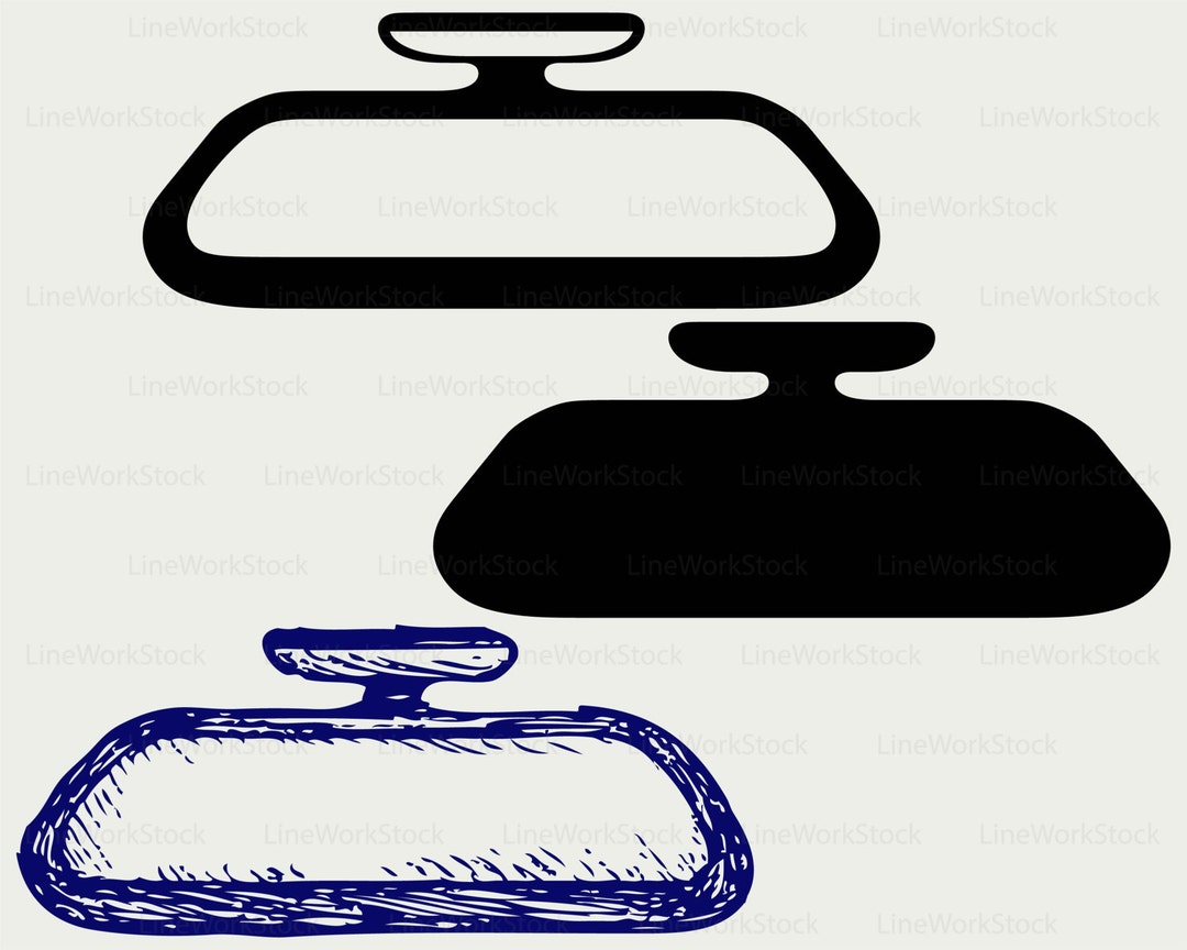 Car Rear View Mirror Svg/mirror Clipart/mirror Svg/car Silhouette ...