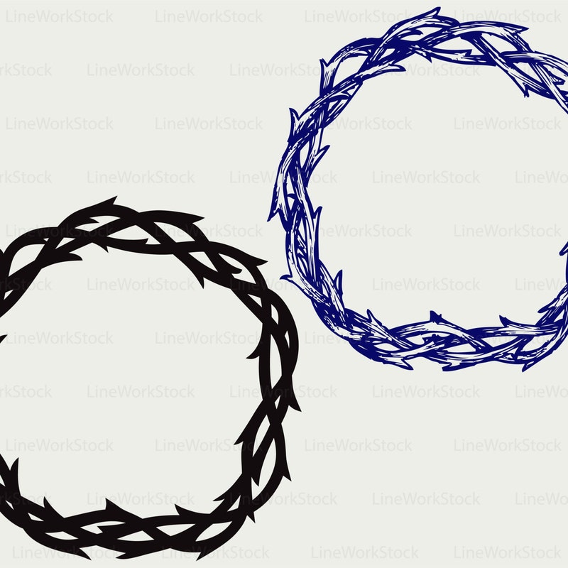 Thorn Border Svg - Etsy