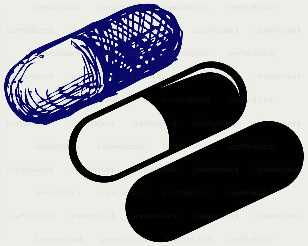 Pill Svg/pill Clipart/pill Svg/pill Silhouette/pill Cricut Cut Files ...