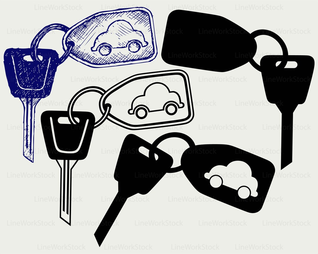 Car Keys Svg/car Keys Clipart/auto Keys Svg/car Keys - Etsy