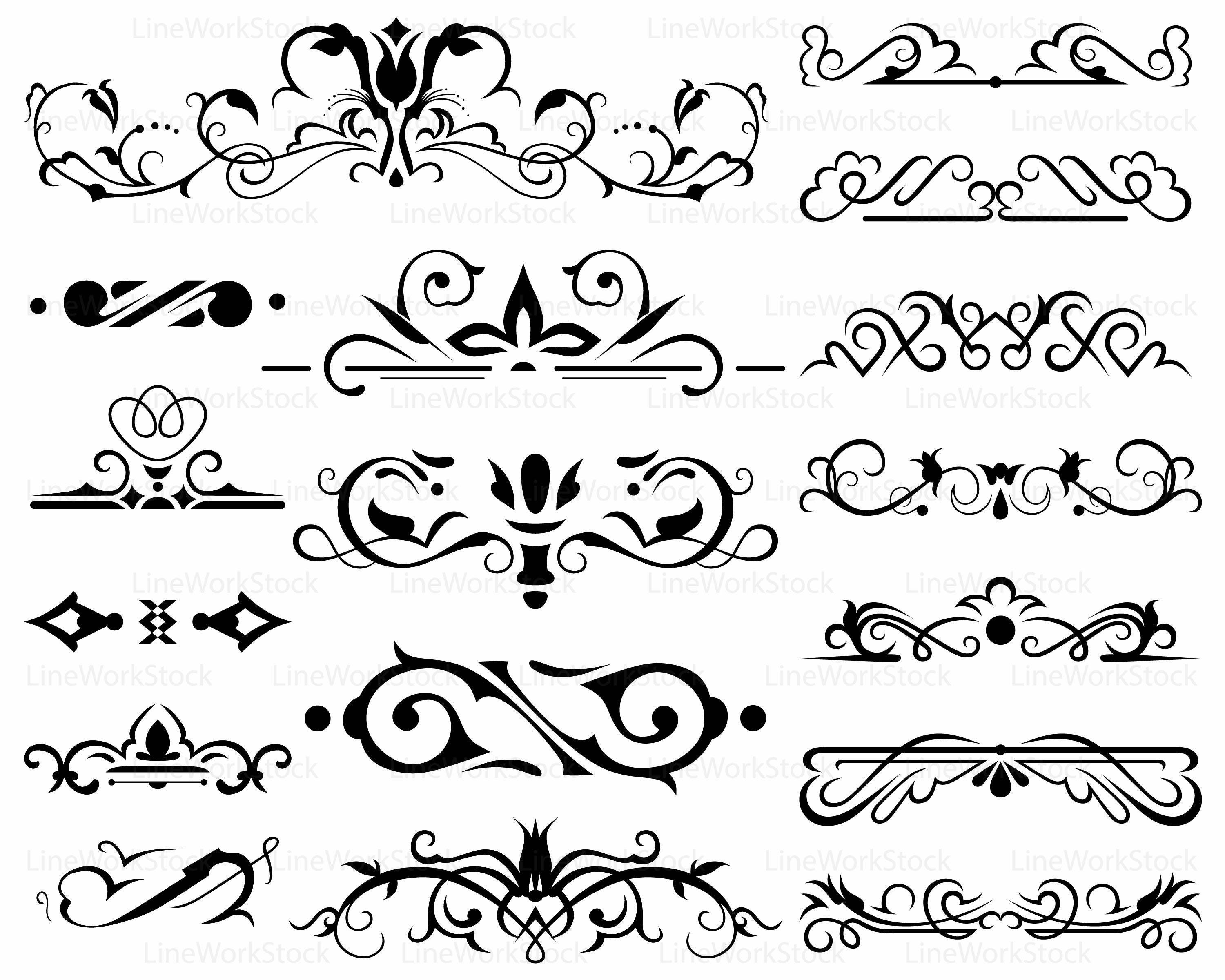 Swirl svg/scroll clipart/swirl svg/swirl silhouette/scroll | Etsy