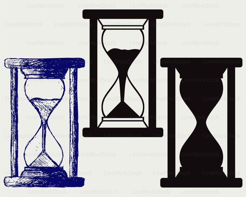 Hourglass Svg/hourglass Clipart/hourglass Svg/hourglass - Etsy