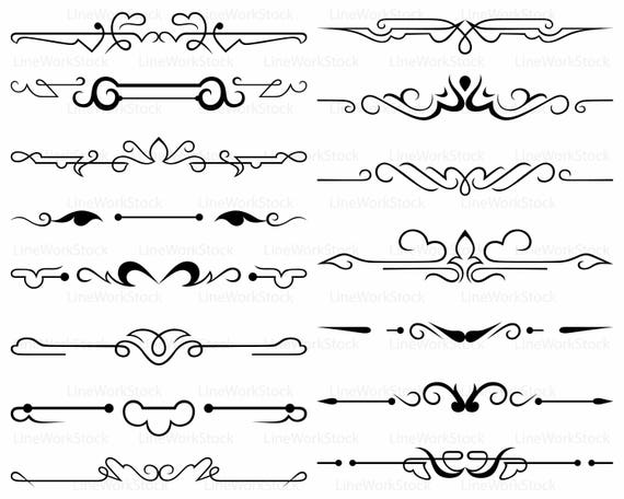 Swirl Svg/scroll Clipart/swirl Svg/swirl Silhouette/scroll | Etsy