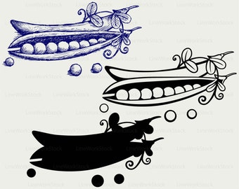 Green Peas Svg - Etsy