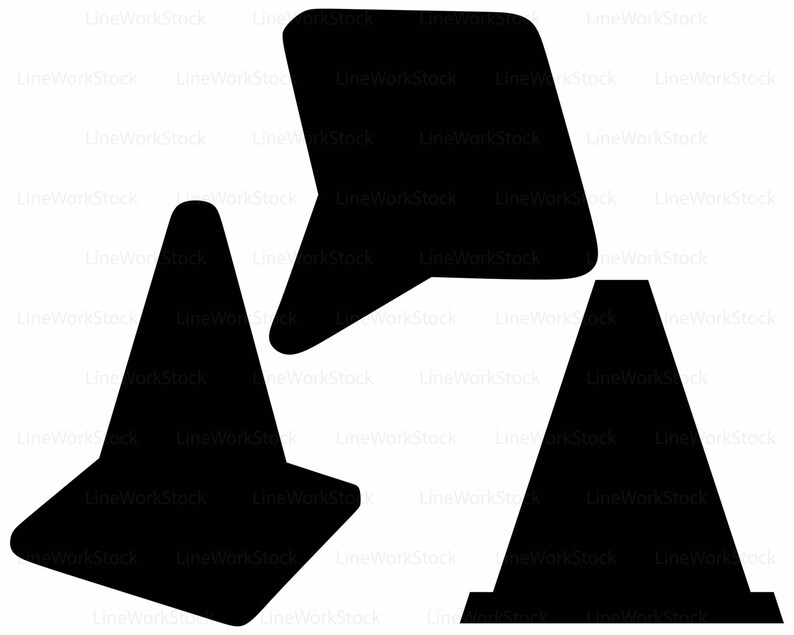 Traffic Cones Svg/traffic Cones Clipart/traffic Cones - Etsy
