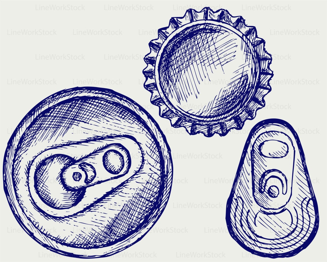 Beer Can Svg/drink Clipart/alcohol Svg/can Silhouette/beer - Etsy