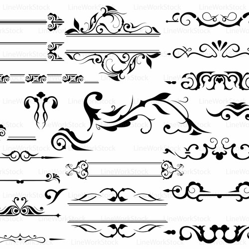 Swirl Svg/scroll Clipart/swirl Svg/swirl Silhouette/scroll - Etsy Canada