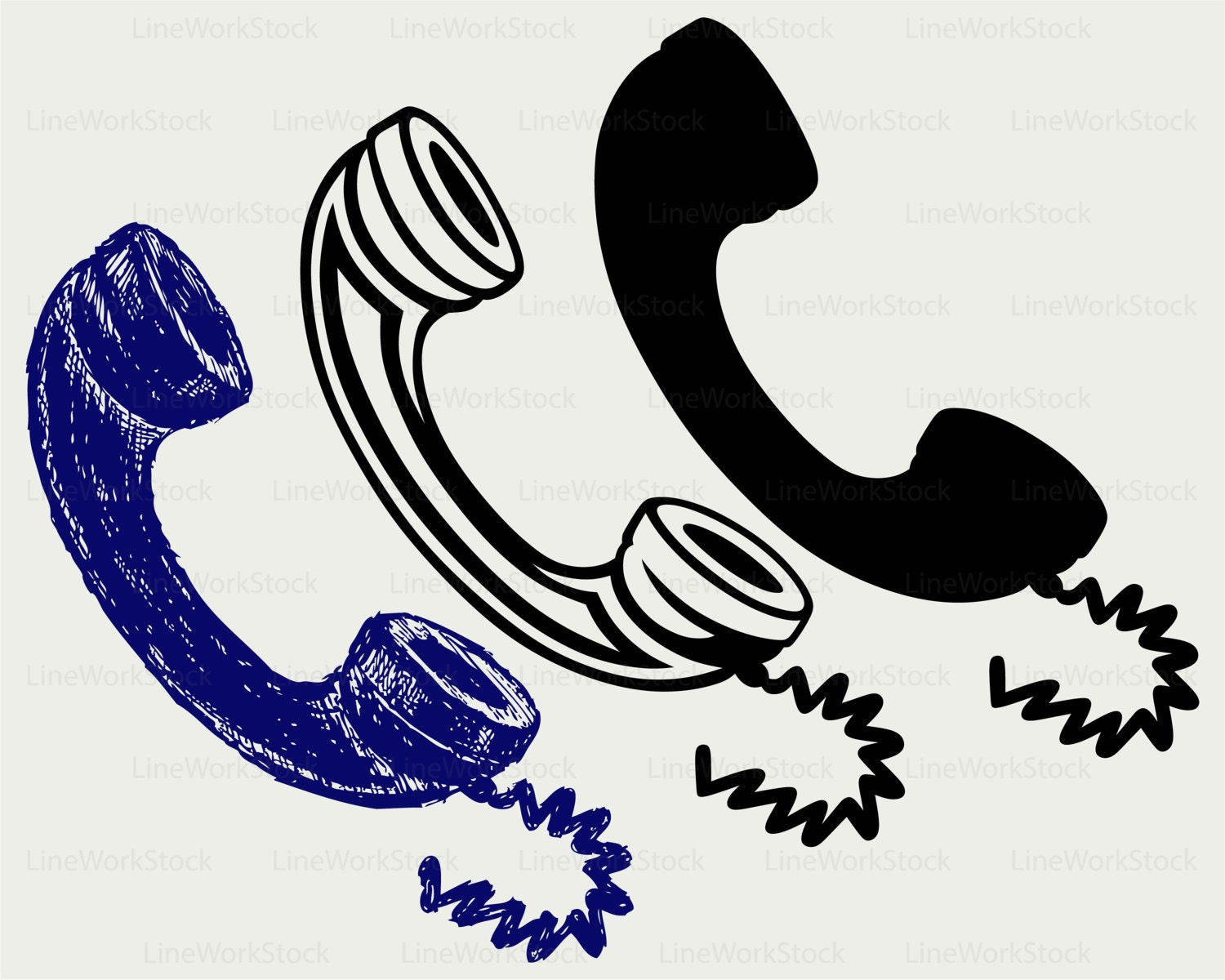 Phone Cord Clip Art
