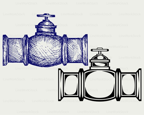 Plumbing Valve Svg/plumbing Pipe Clipart/plumbing Svg/valve - Etsy