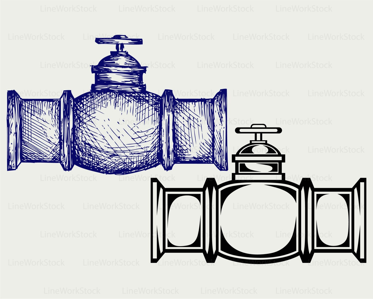 Plumbing valve svg/plumbing pipe clipart/plumbing svg/valve | Etsy