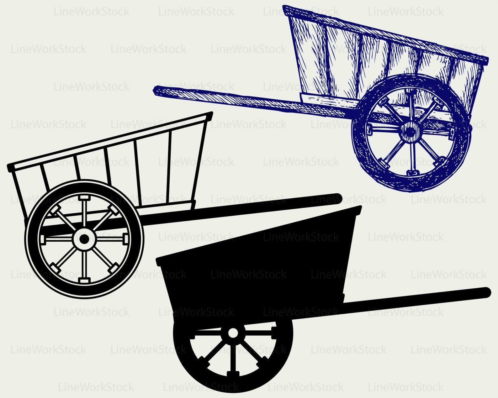 Gypsy Wagon Svg/wagon Clipart/wagon Svg/wagon Silhouette/wagon | Etsy