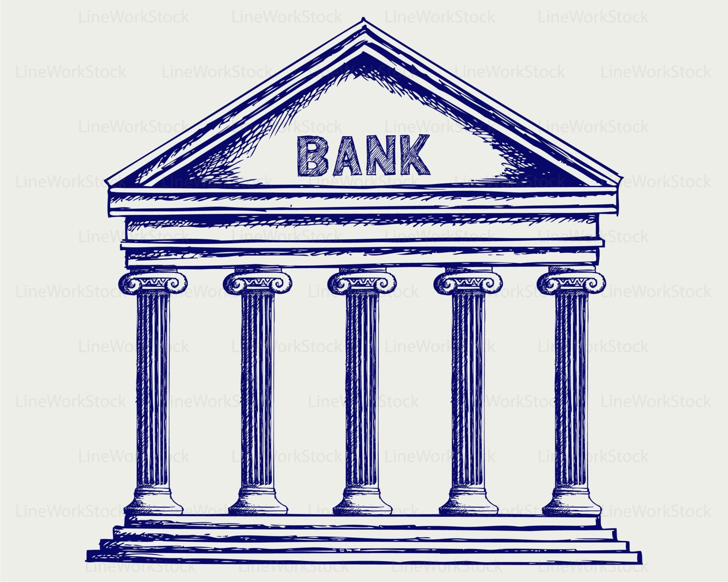 Banco svg / banco clipart / banco svg / silueta bancaria / | Etsy