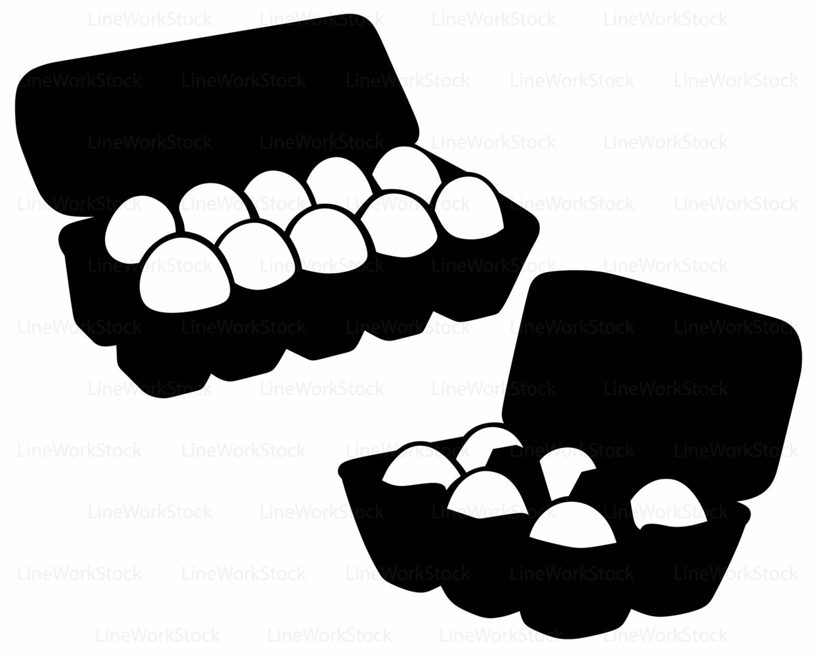 Eggs Package Svg/food Clipart/egg Svg/package - Etsy UK