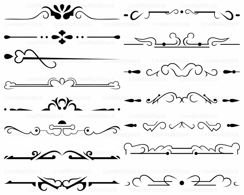 Swirl Svg/scroll Clipart/swirl Svg/swirl Silhouette/scroll | Etsy