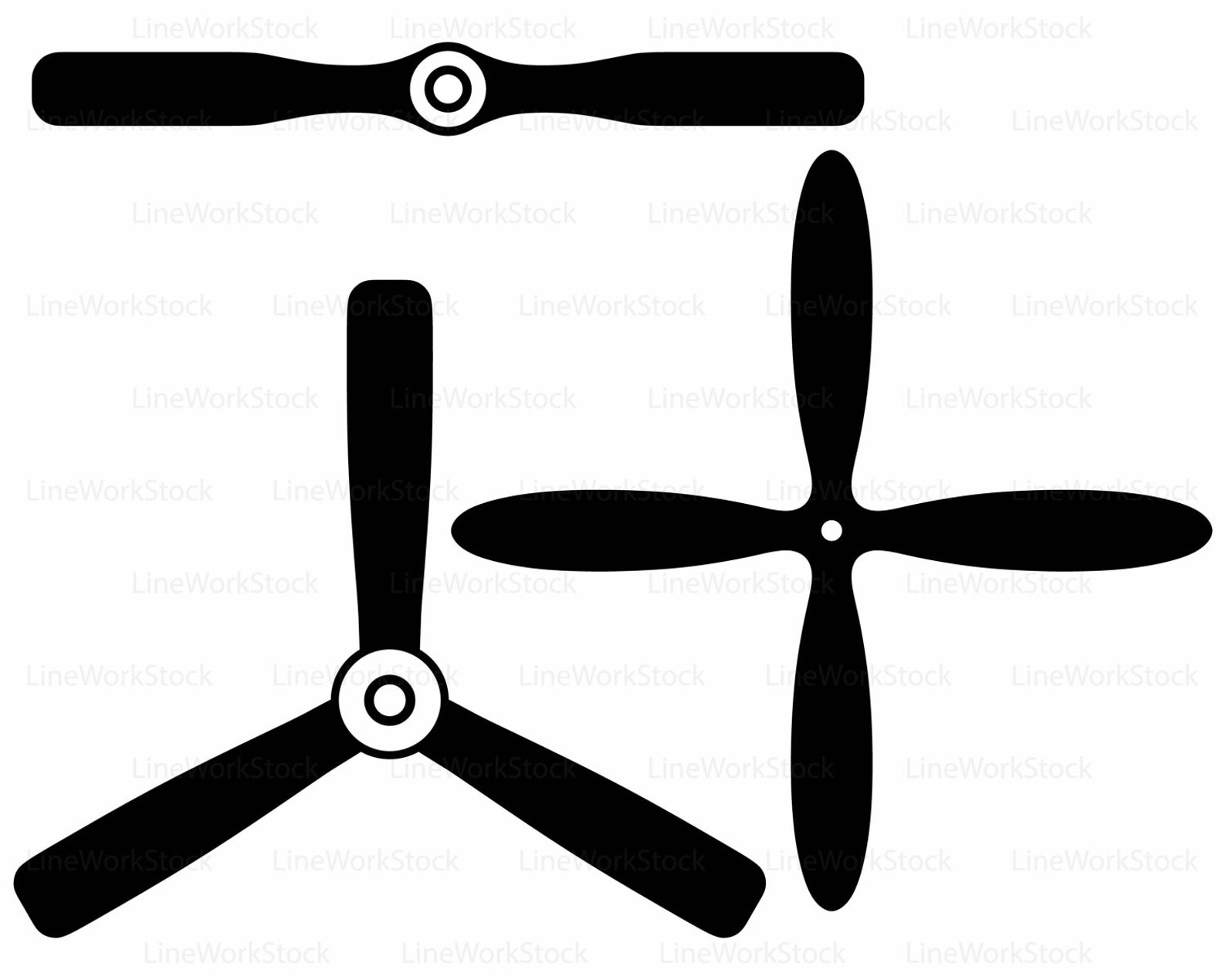 Aircraft Propeller Svg/propeller Clipart/propeller | Etsy