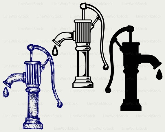 Hand Pump Svg/hand Pump Clipart/hand Pump Svg/hand Pump | Etsy