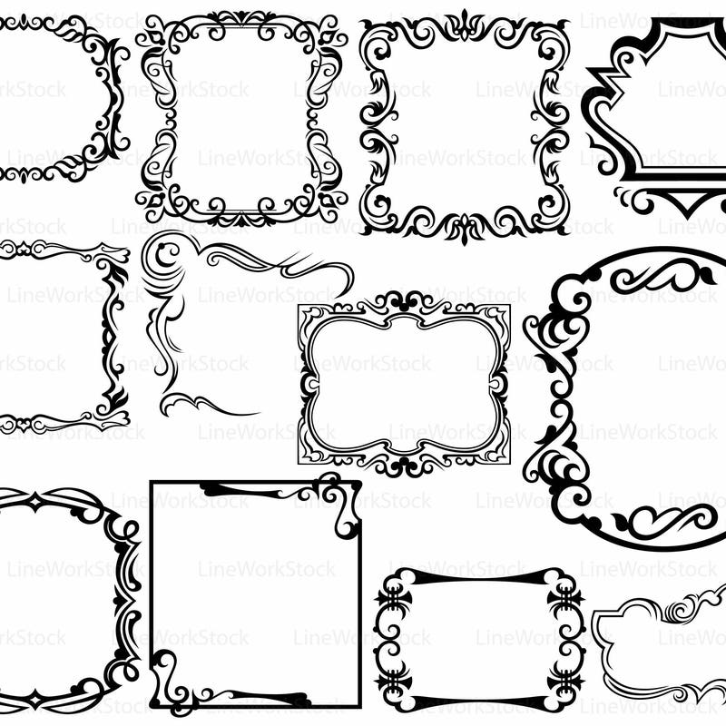 Swirl Monogram - Etsy