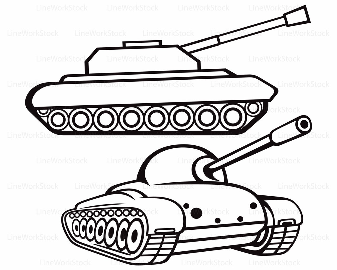 Main Battle Tank Svg/Kampf Panzer Clipart/Tank Svg/Main Tank | Etsy