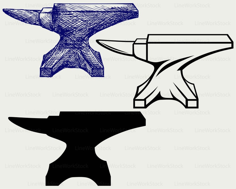 Anvil Svg/anvil Clipartanvil Svg/anvil Silhouette/anvil Cricut | Etsy ...