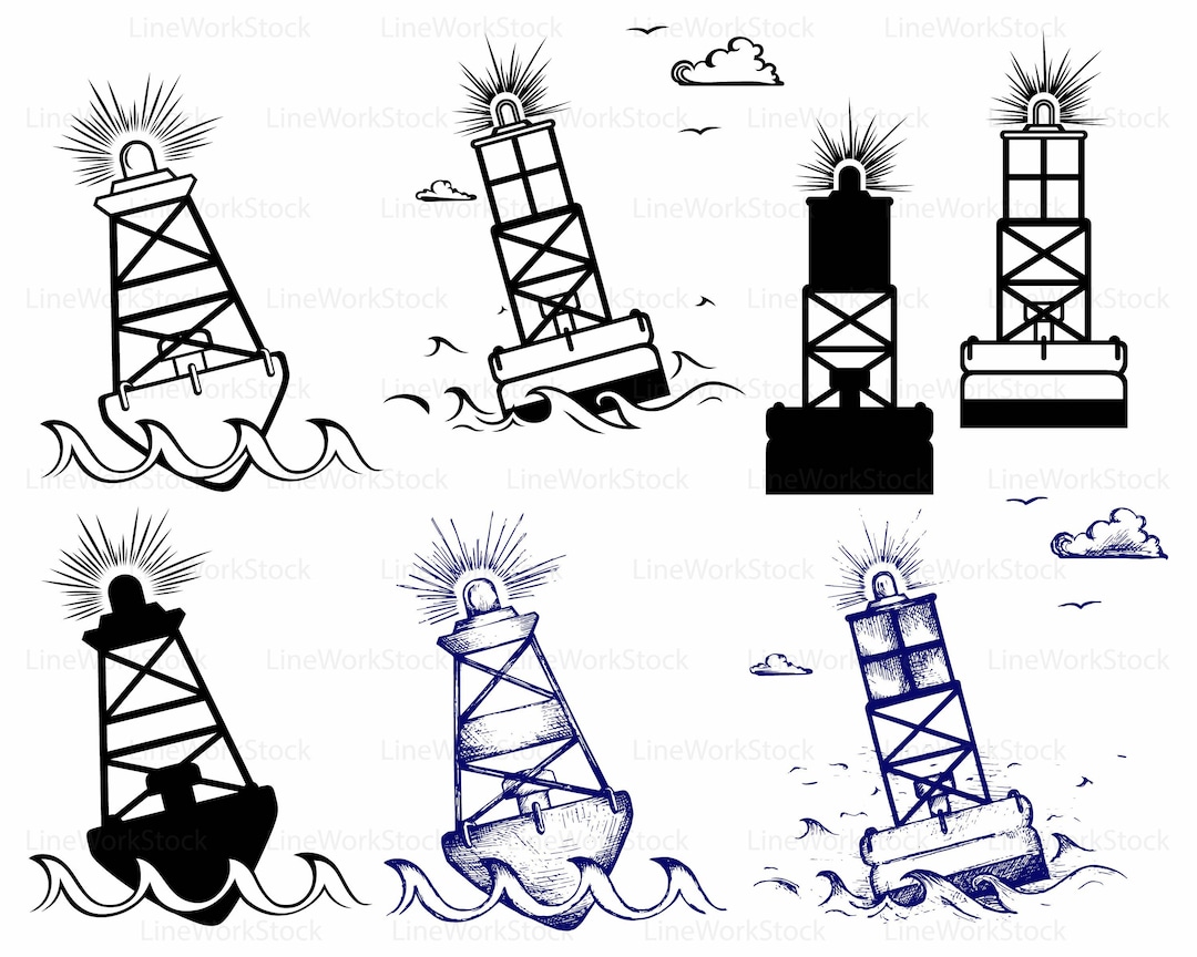 Nautical Buoy Svg/buoy Clipart/buoy Svg/buoy Silhouette/buoy Cricut ...