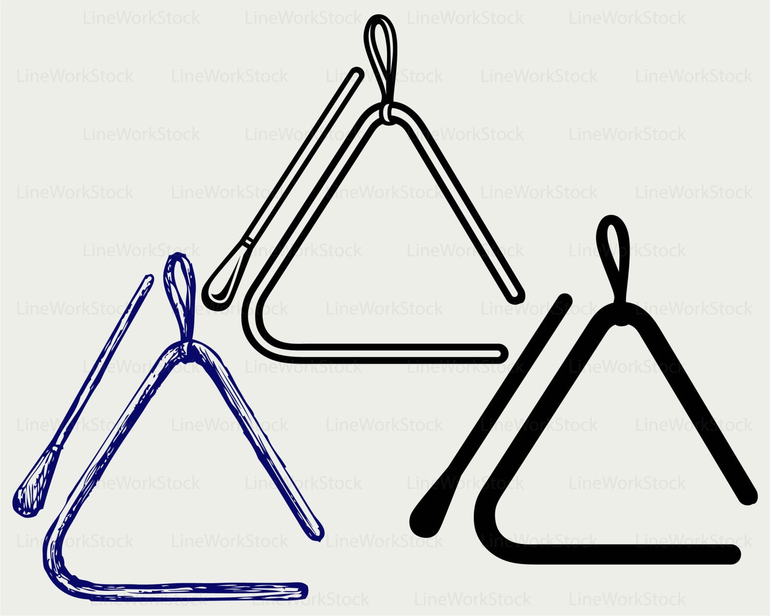 Triangle Instrument Clipart