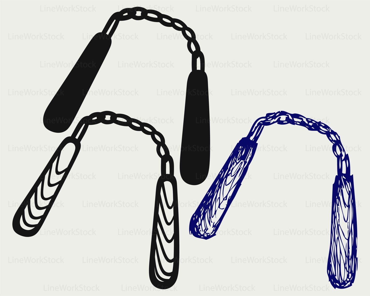 Nunchucks svg/nunchucks clipart/nunchucks svg/nunchucks | Etsy