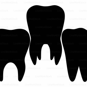 Tooth Molar Svg/tooth Molar Clipart/tooth Svg/molar Silhouette/molar ...