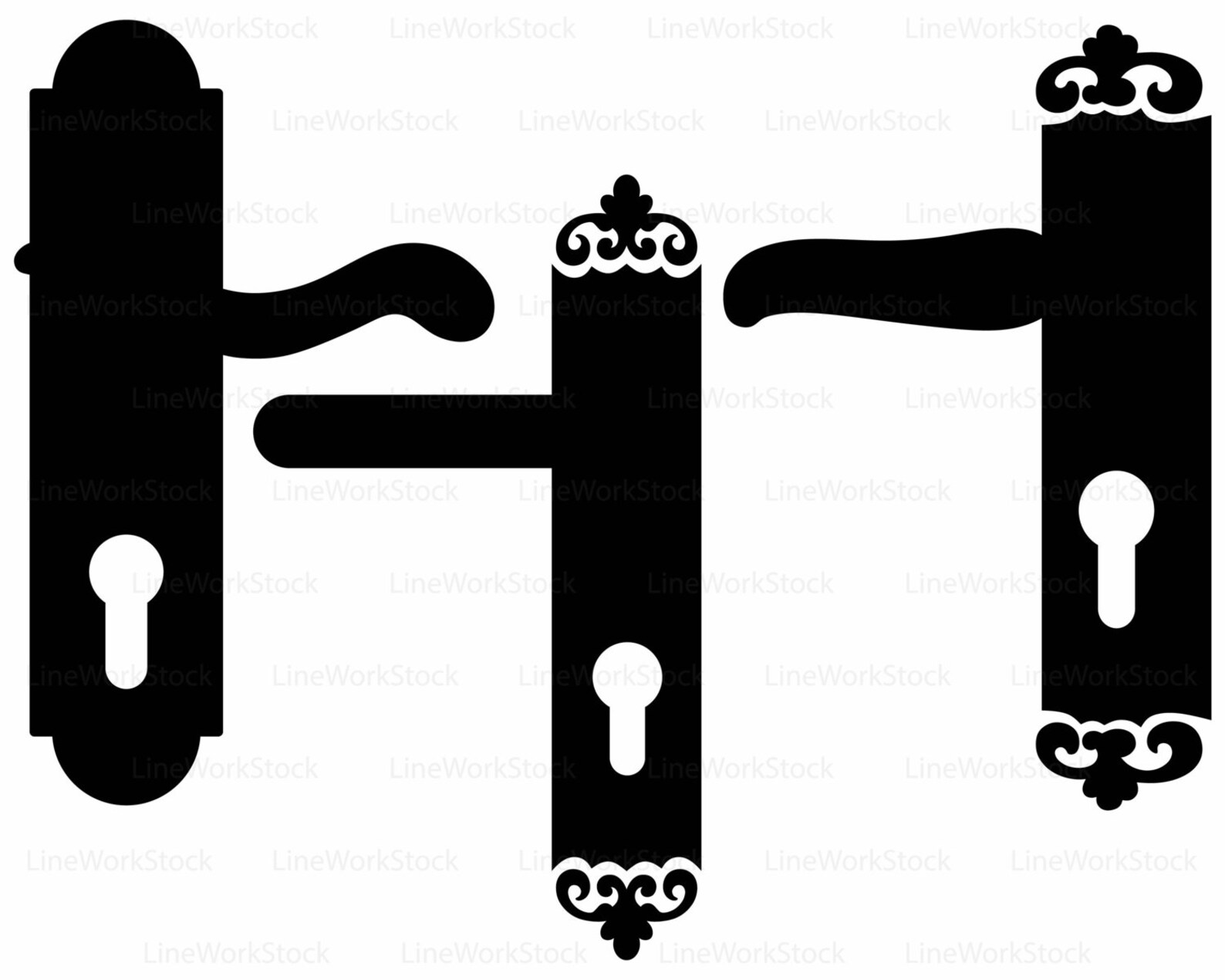 Door Handle Svg/handle Clipart/door Handle Svg/handle | Etsy