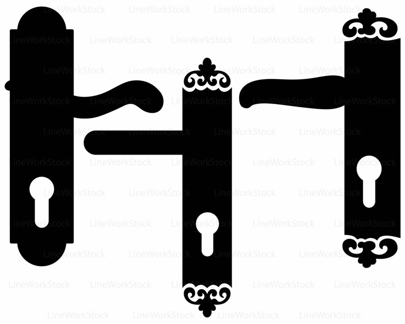 Door Handle Svg/handle Clipart/door Handle Svg/handle - Etsy