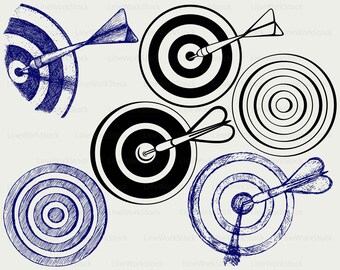 Arrow Target Svg - Etsy