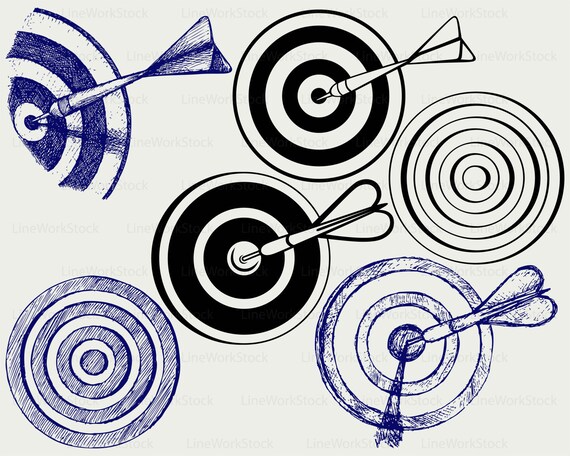Arrow Target Svg/target Clipart/arrow Target Svg/target | Etsy