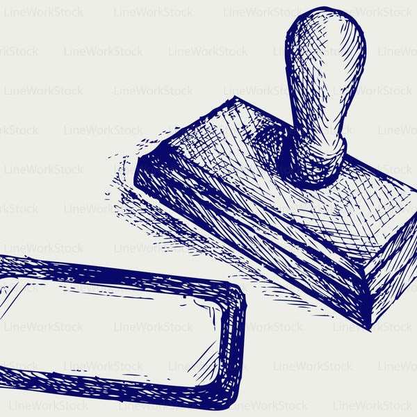 Rubber Stamp Clip Art - Etsy