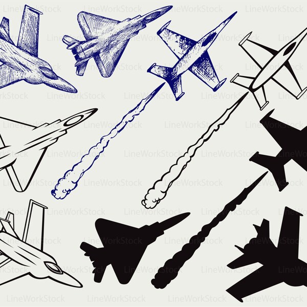Cricut Fighter Jet Svg - Etsy Denmark
