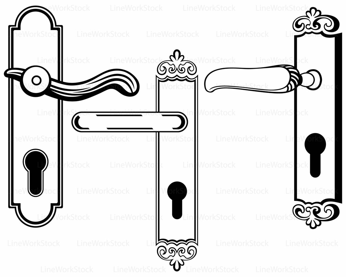 Door Handle Svg/handle Clipart/door Handle Svg/handle | Etsy