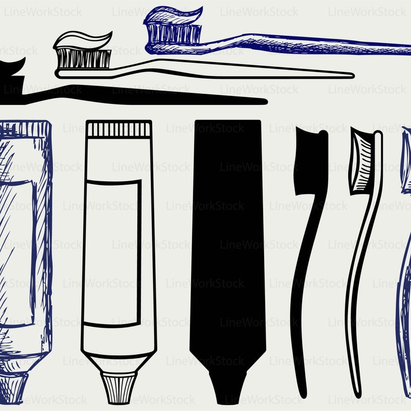 Toothpaste Svg - Etsy
