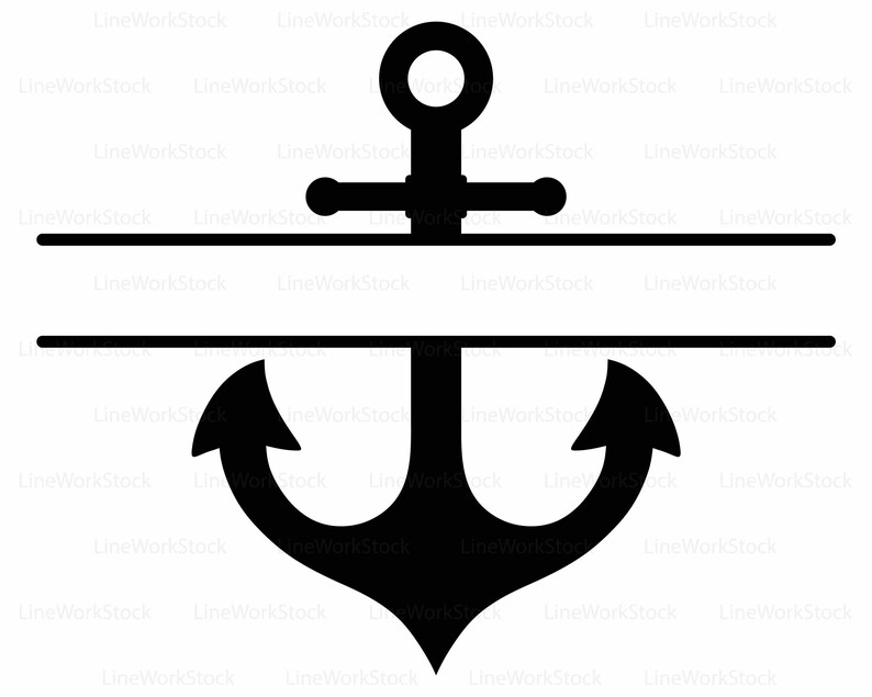 Anker Svg/Anker Clipart/Anker Svg/Anker Kontur/Anker | Etsy