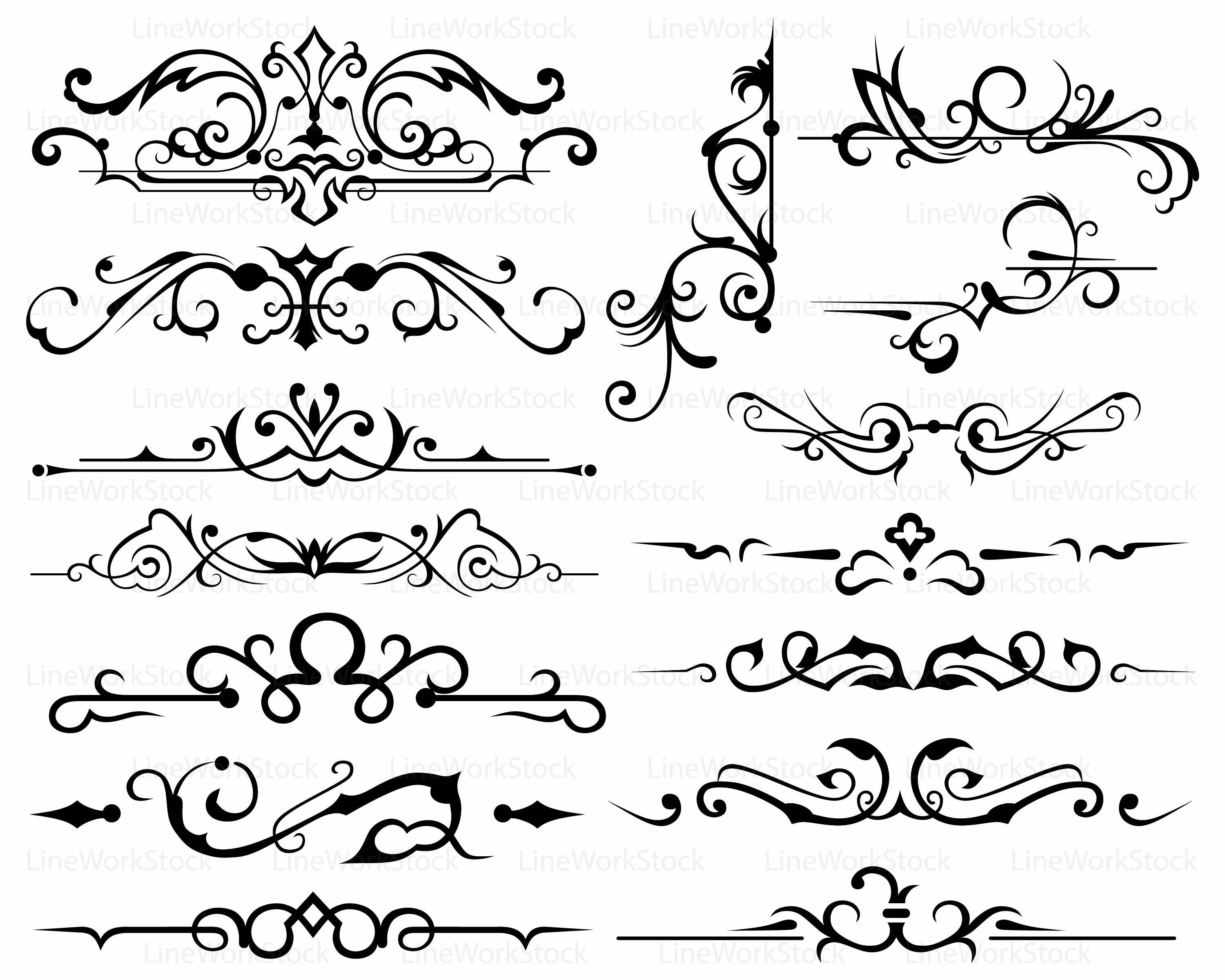 Elegant Scrolls And Swirl Designs