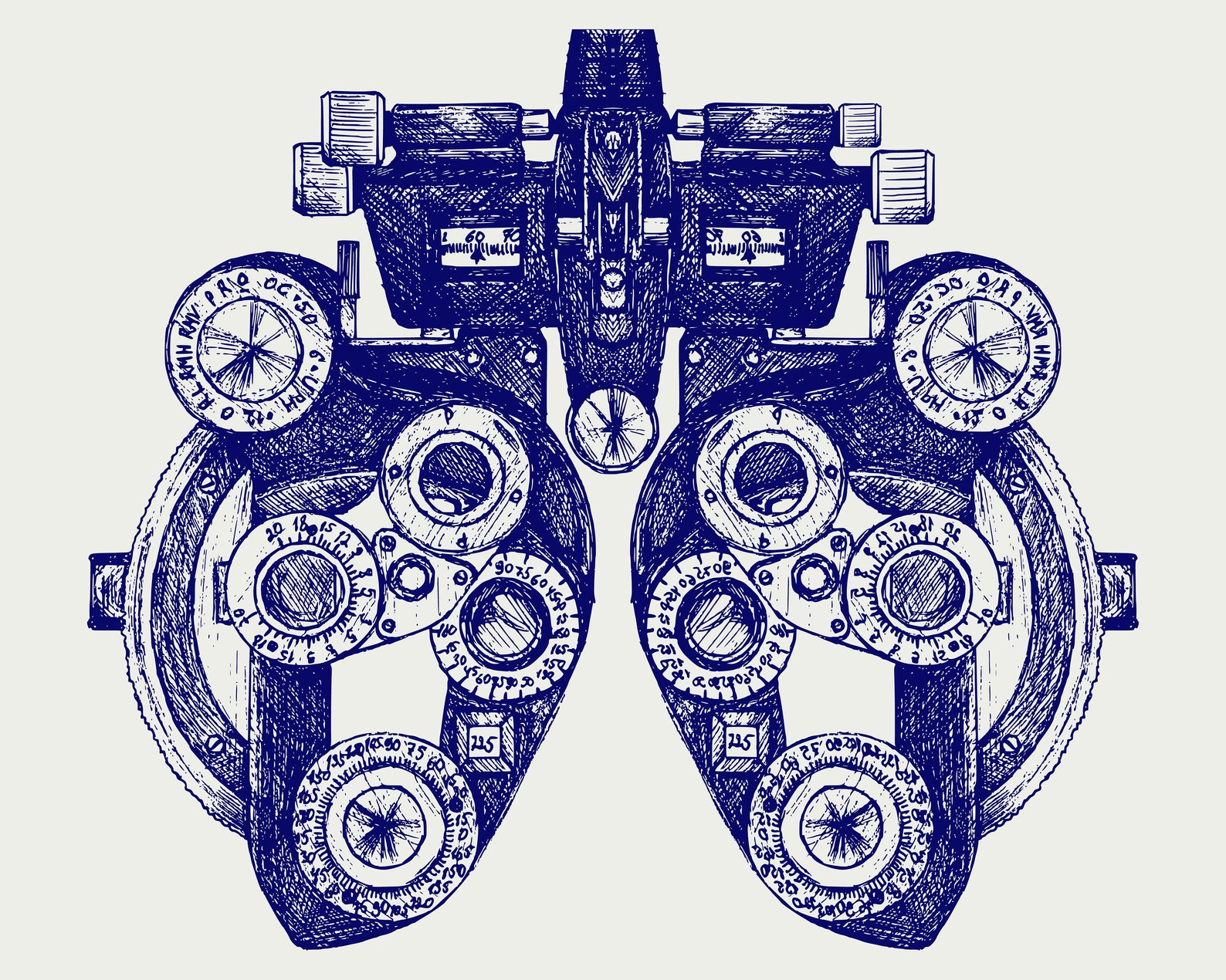 Eye Examination Equipment Svg Clipart Silhouette Cricut - Etsy