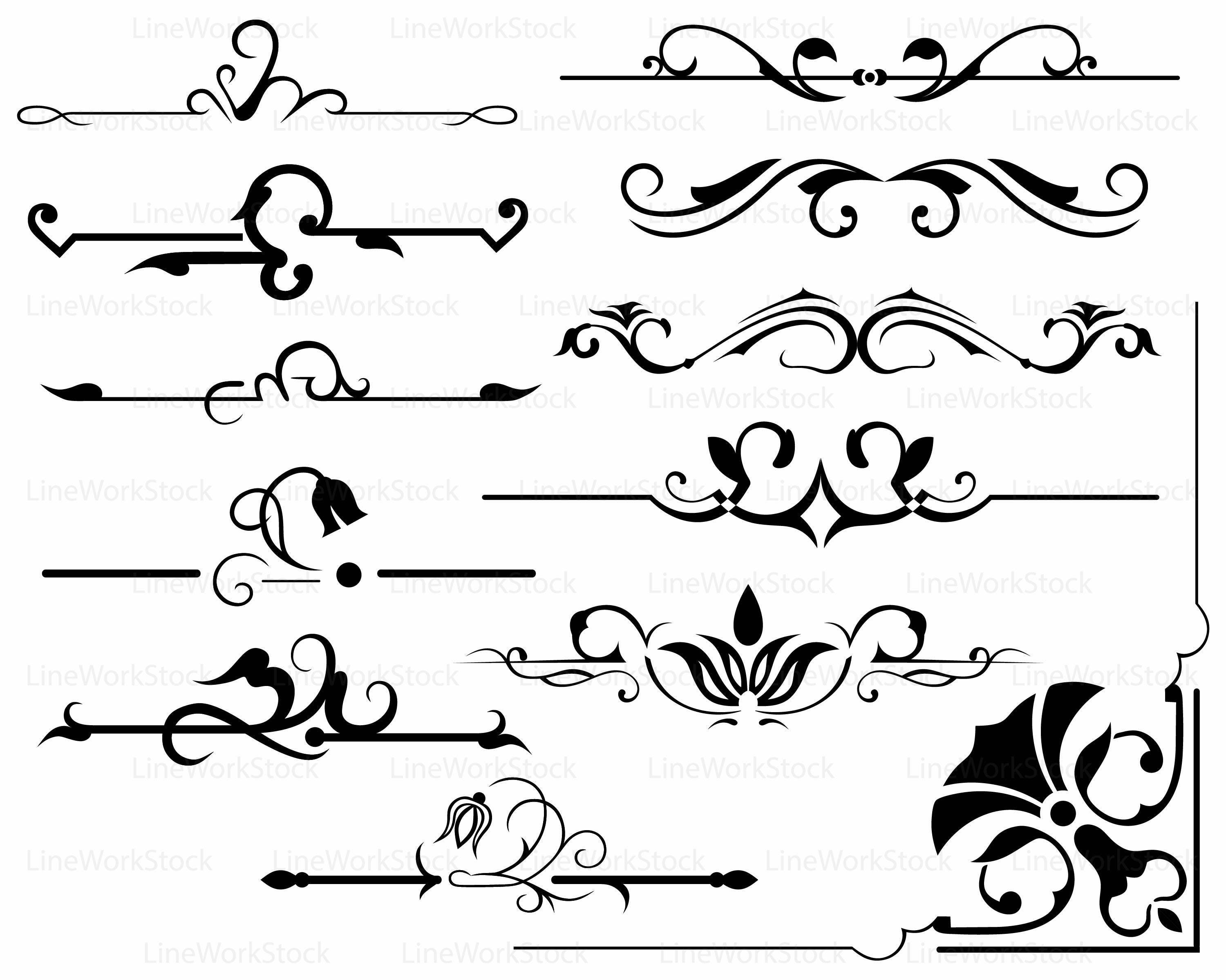 Fancy Scroll Clip Art