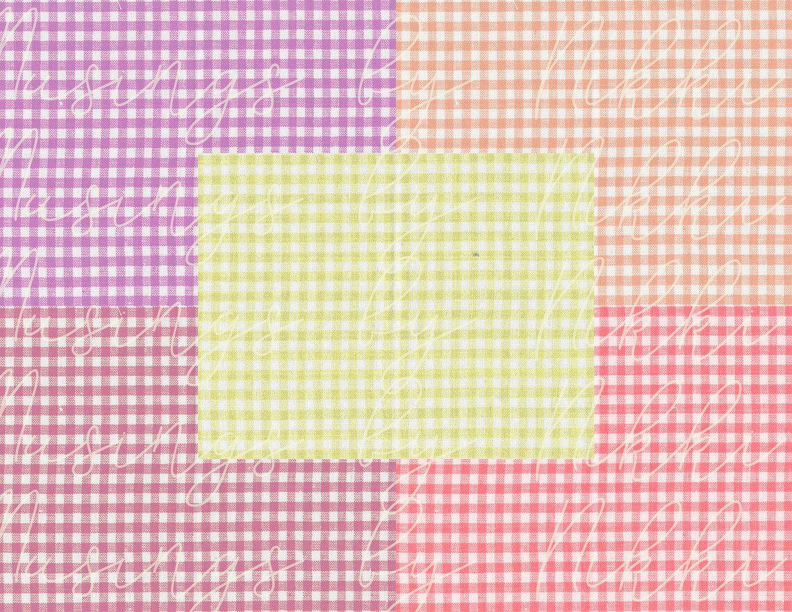 Pastel Gingham Digital Paper Pack - Fabric Paper, Quilted - Etsy