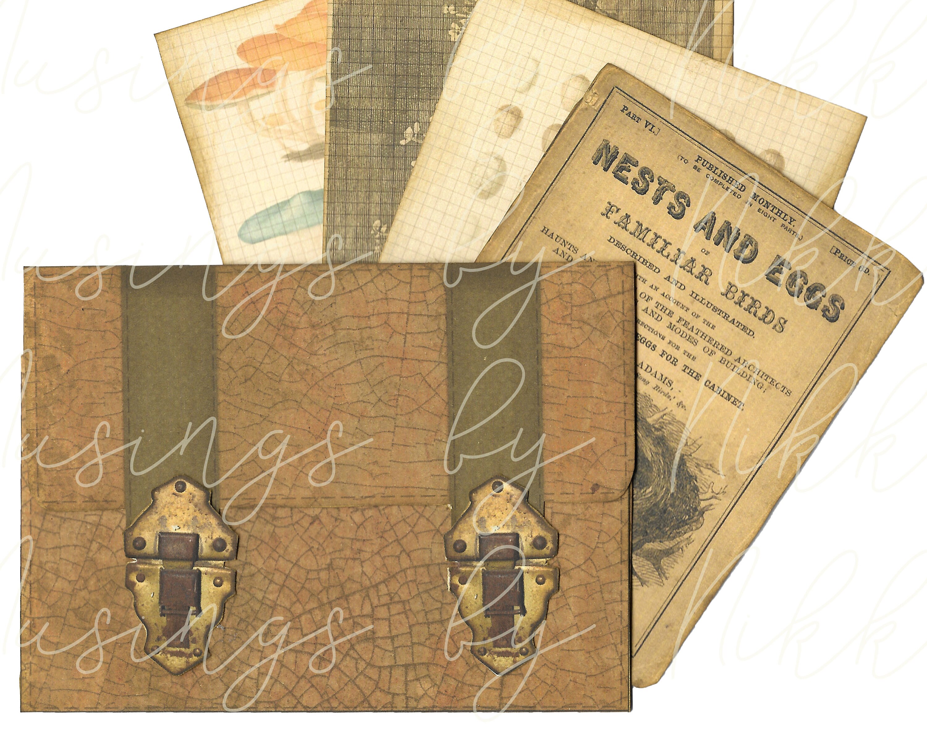 Naturalist Field Satchel Printable - Etsy