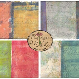 Multi-colored Prints Digital Paper Pack - Colorful, Whimsical, Bright ...