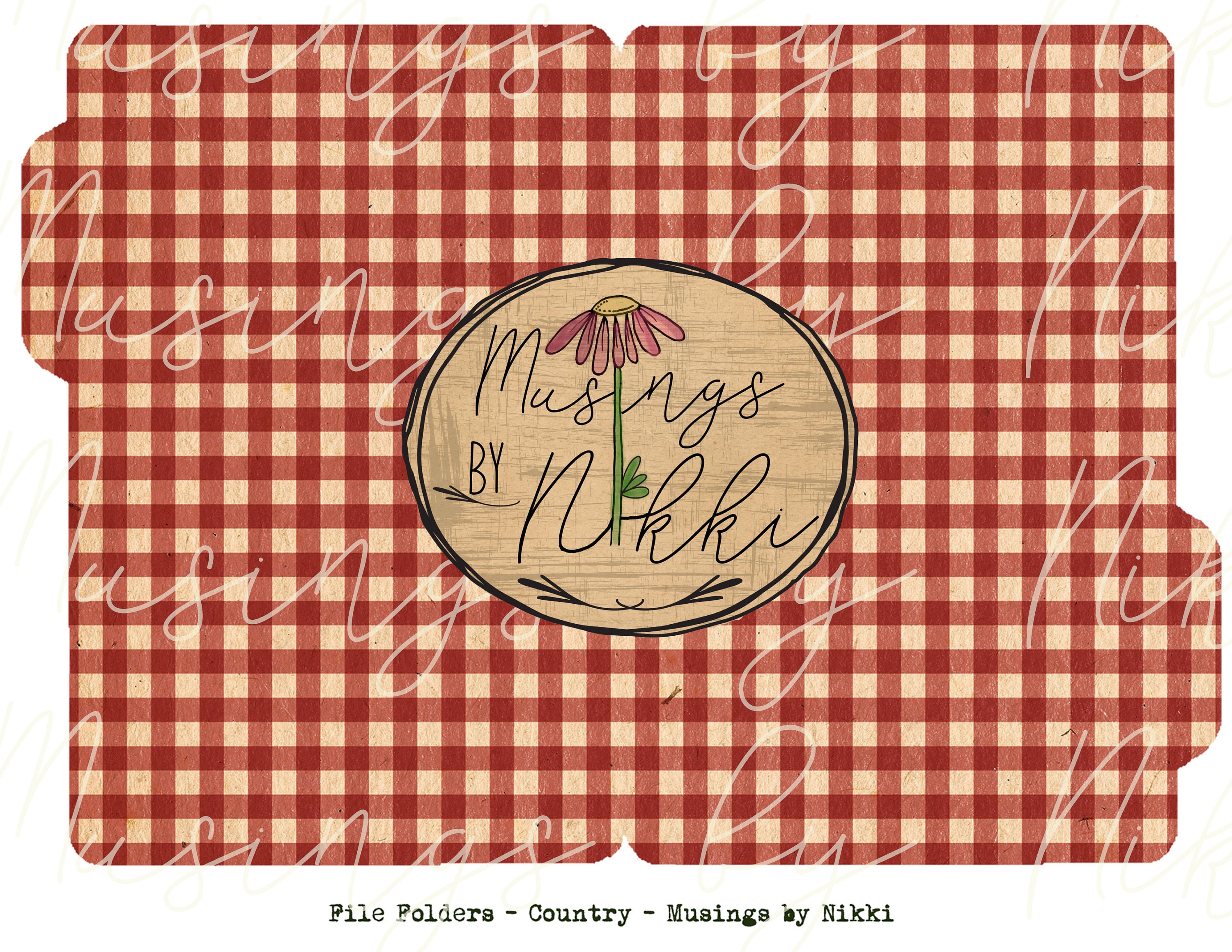 Country Charm File Folders Printable | Etsy