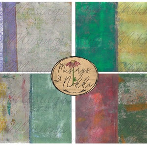 Multi-colored Prints Digital Paper Pack - Colorful, Whimsical, Bright ...