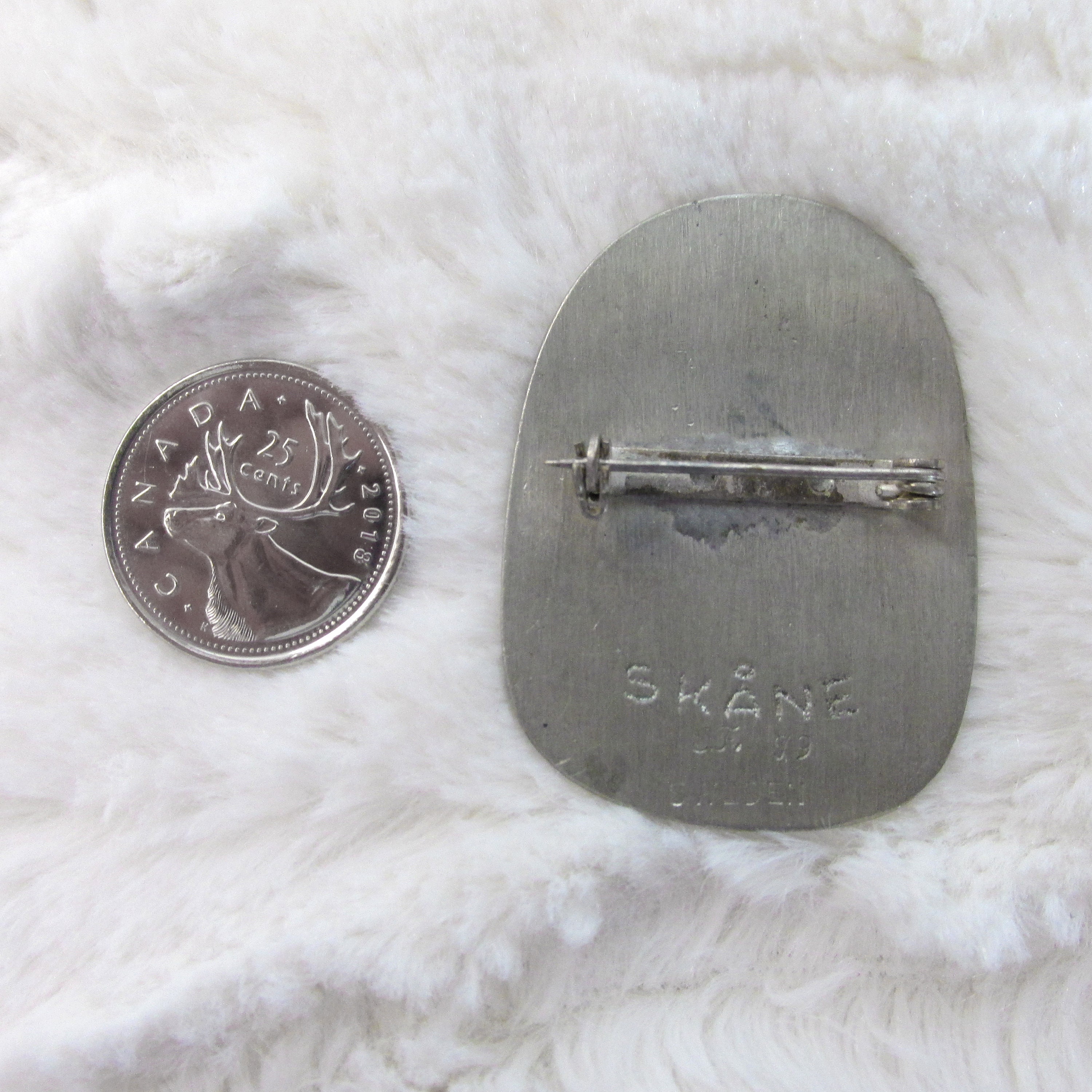 Erik Fransson Skane Sweden Oxidized Cast Pewter Modernist - Etsy Sweden