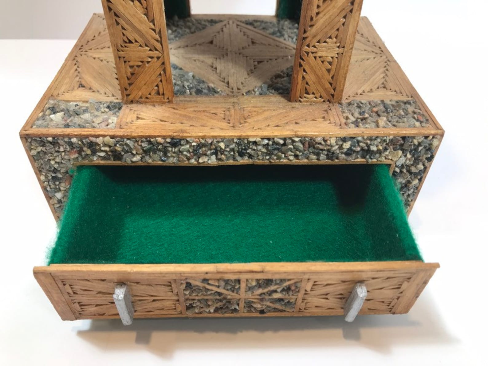 Exceptional Matchstick Clock- Prison Art, Folk Art, Vintage - Etsy