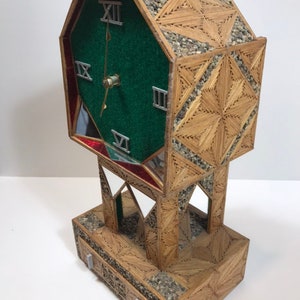 Exceptional Matchstick Clock- Prison Art, Folk Art, Vintage - Etsy