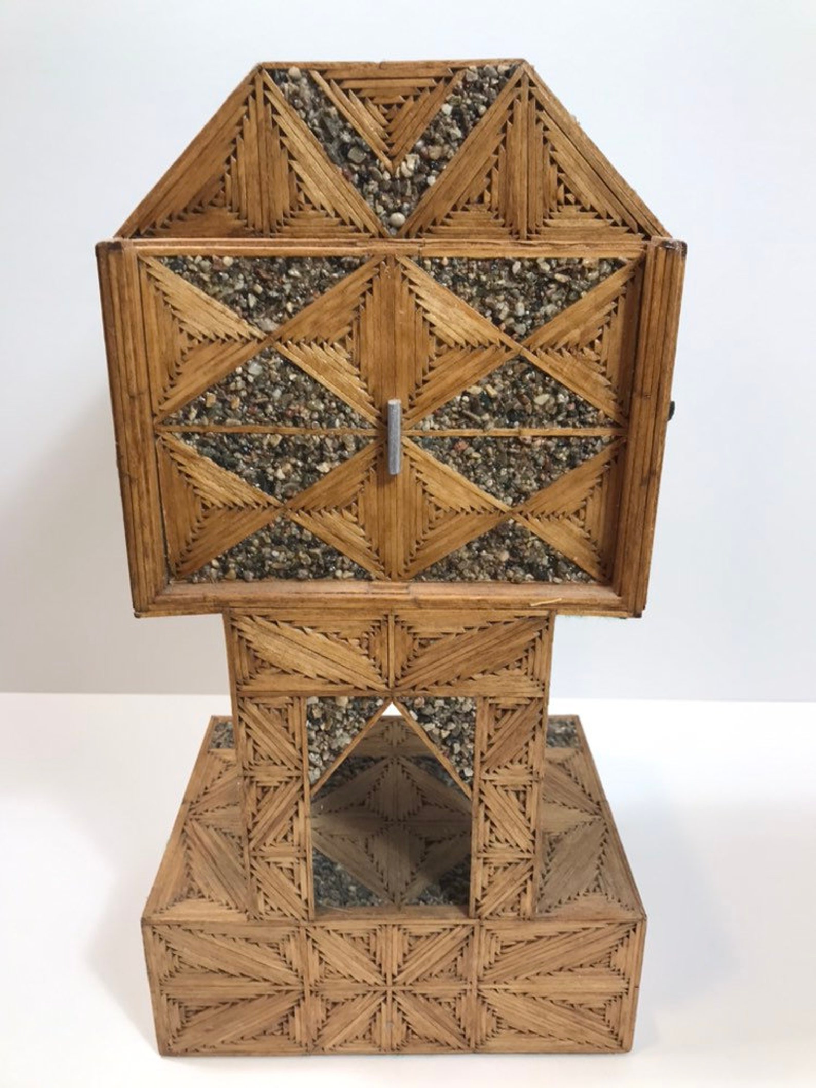 Exceptional Matchstick Clock- Prison Art, Folk Art, Vintage - Etsy