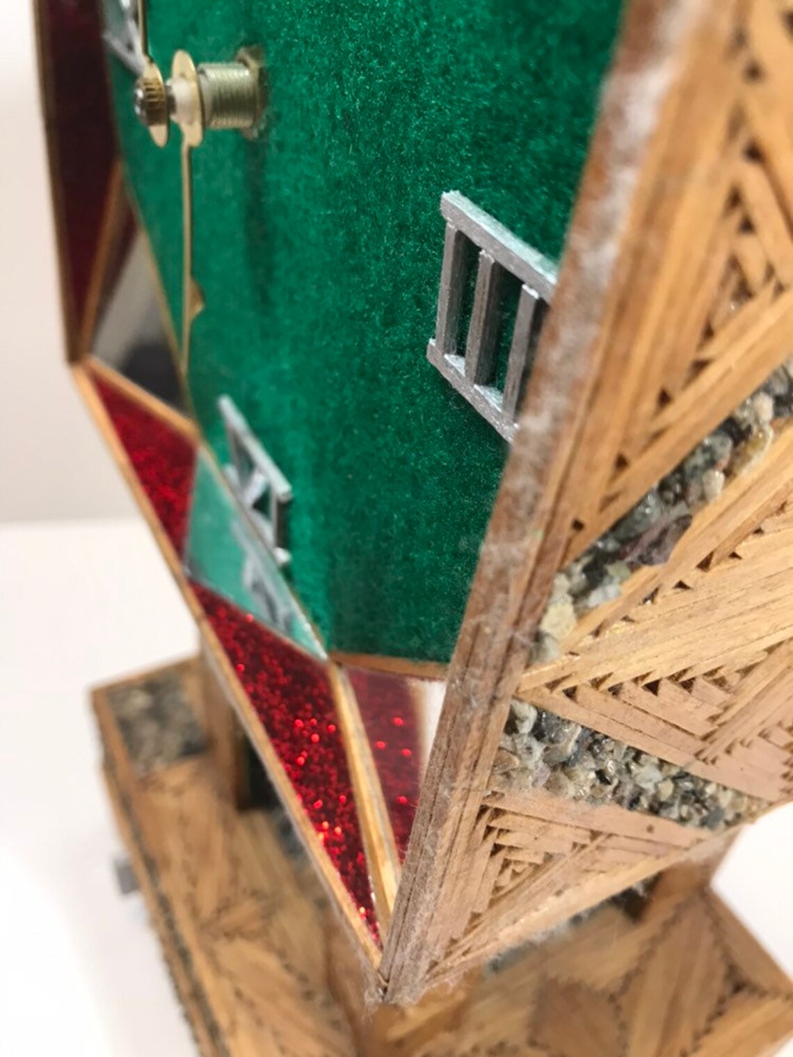 Exceptional Matchstick Clock- Prison Art, Folk Art, Vintage - Etsy